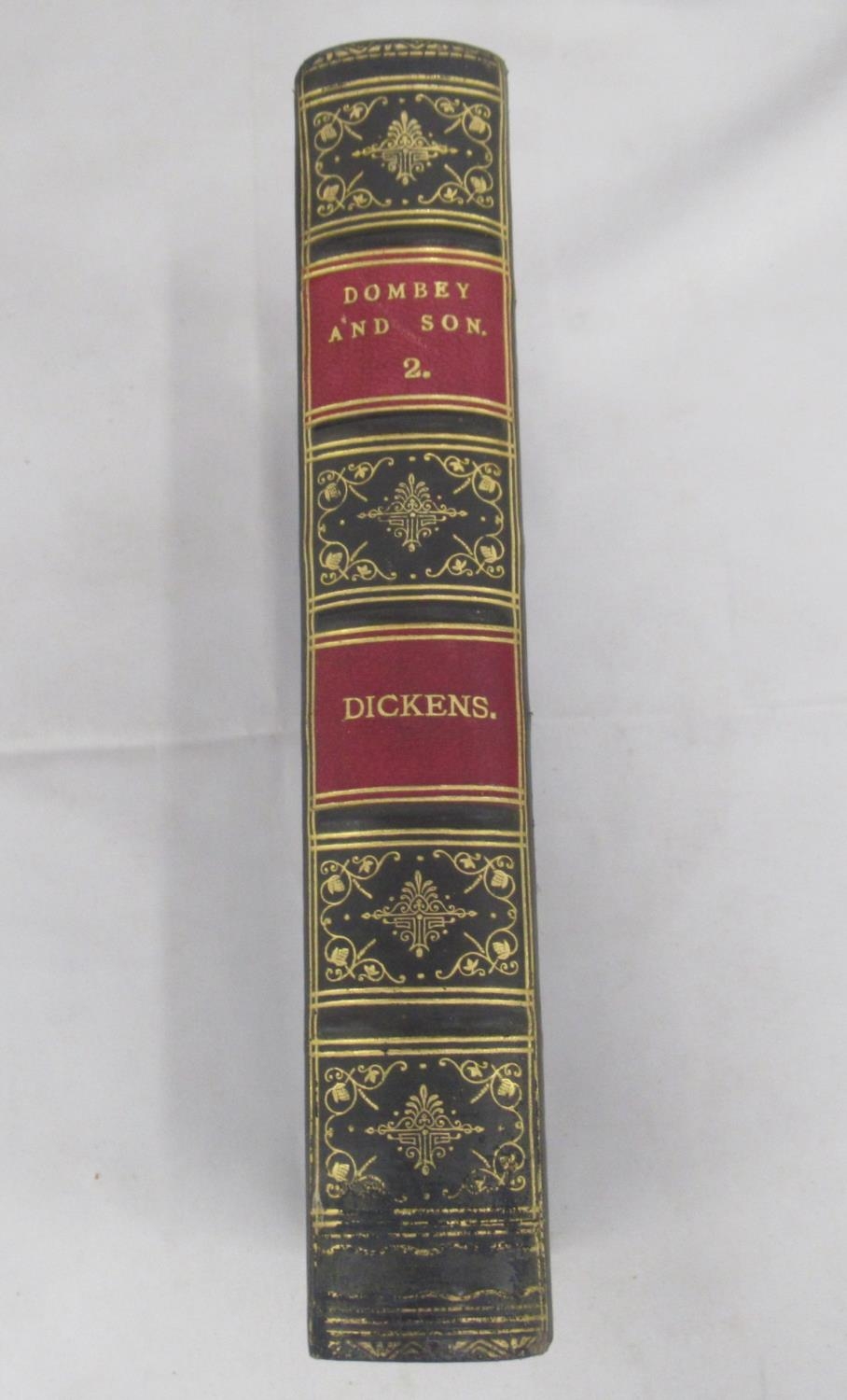 Collection of 25 volumes of Charles Dickens works, published by Chapman ...