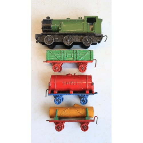 Vintage pre-war Meccano Dinky Toys Mixed Goods Train set with 0-6-0 ...