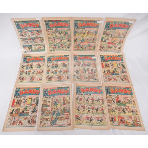 Large collection of the Dandy comics from the 1950s (130) POA https ...