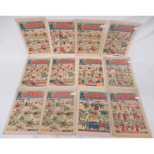 Large collection of the Dandy comics from the 1950s (130) POA https ...
