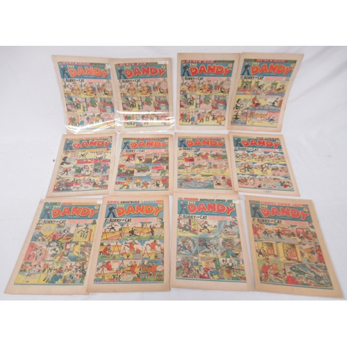 Large collection of the Dandy comics from the 1950s (130) POA https ...