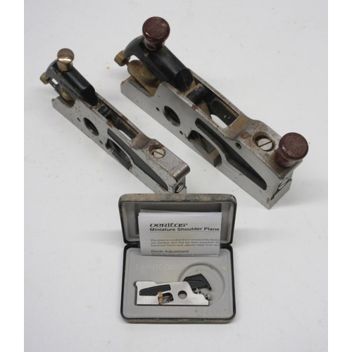 Veritas miniature shoulder plane, complete with original box, with two ...