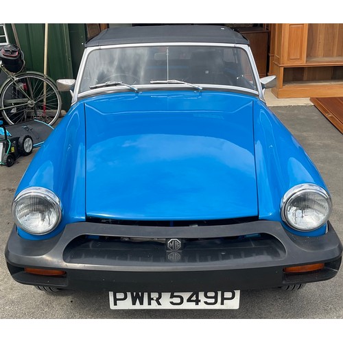 Convertible Soft Top MG Midget in Sky Blue Finish, fully restored to ...