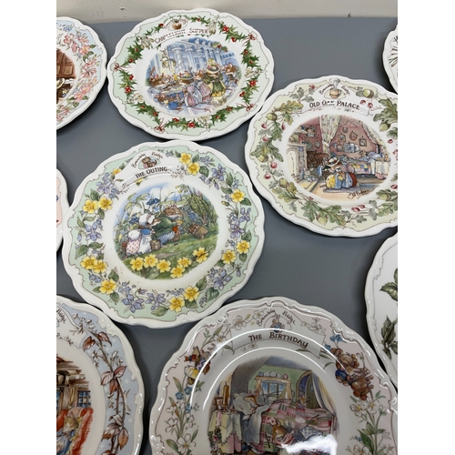 Brambly Hedge plates - set of four Four Seasons plates, The Dairy/The ...