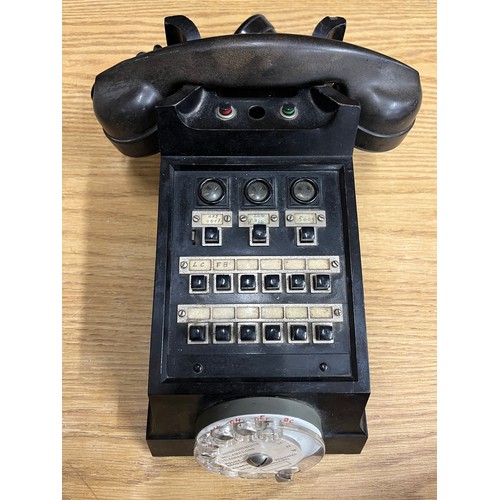 French PTT black Bakelite switchboard telephone, max. 28cm Shipping £38 ...