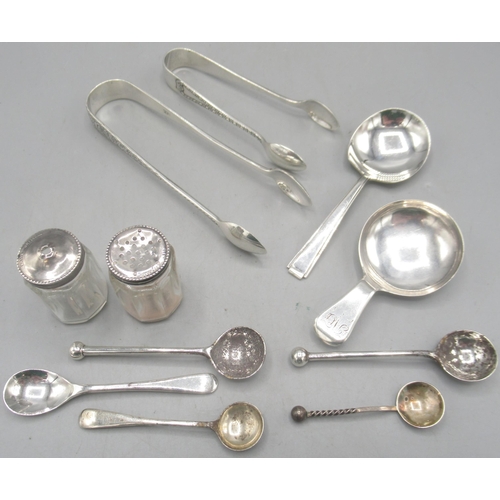 George III silver monogrammed caddy spoon by I T, Birmingham 1807 ...