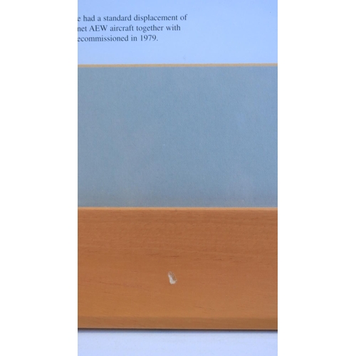 'HMS Ark Royal', framed limited edition artist studio edition high ...