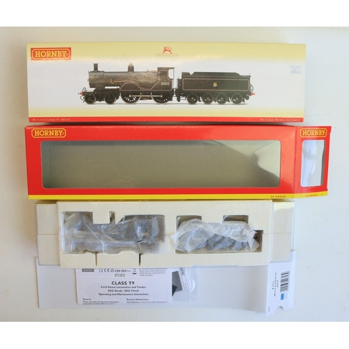 Three OO gauge DCC Ready BR lined black electric steam locomotive ...
