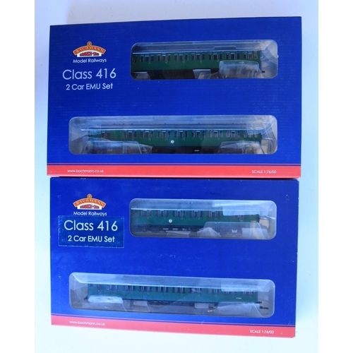 Two OO gauge BR Green Class 416 2 Car 2EPB EMU train packs from ...
