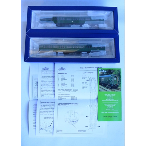 Two OO gauge BR Green Class 416 2 Car 2EPB EMU train packs from ...
