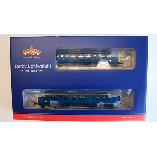 Bachmann OO gauge British Railways Blue 32-517 Derby Lightweight 2 Car ...