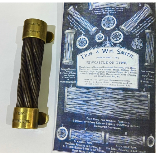 Thomas & William Smith Newcastle-on-Tyne steel rope maker salesman ...