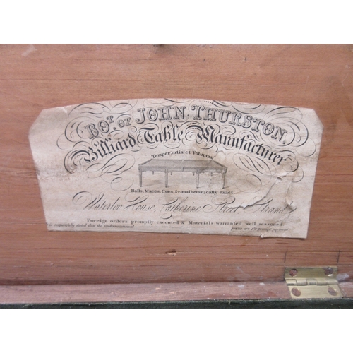 Scampston Hall - vintage John Thurston, Billiard Table Manufacturer ...