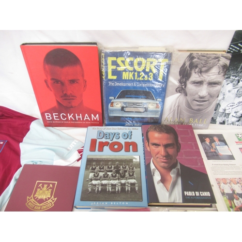 Assorted collection of Sports memorabilia predominately relating to ...