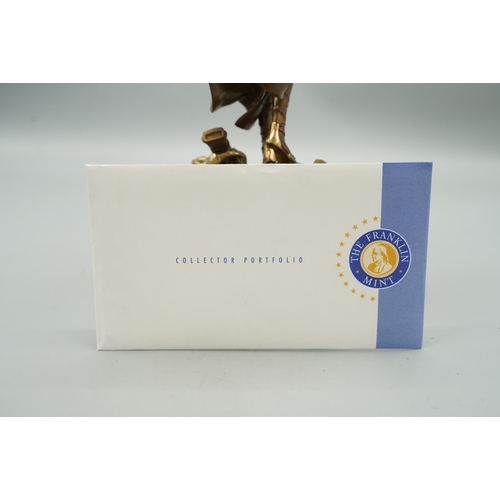 Franklin Mint, 'Morgan Le Fey' bronze figure with box and certificate 30cm