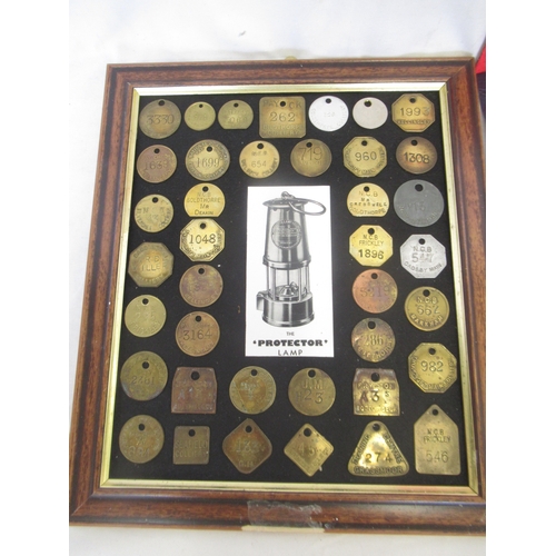 Collection of Miners and other tokens, badges, 3 Miners Shot Firing ...