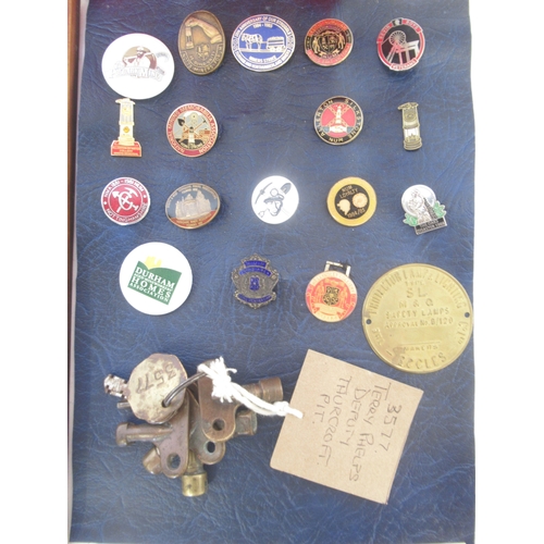Collection of Miners and other tokens, badges, 3 Miners Shot Firing ...
