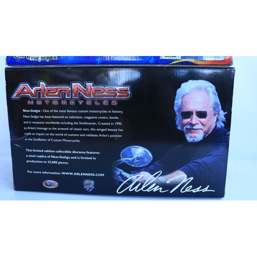 Two large scale diecast custom motorbike models to include a Joy Ride 1 ...