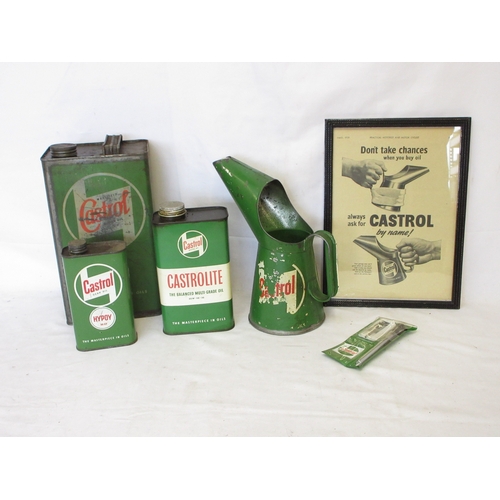 Castrol Castrolite 1 Gallon can, Castrolite One Quart can (with some ...