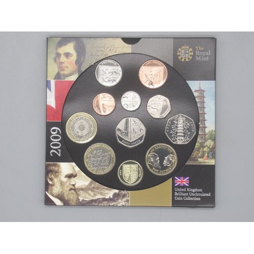The Royal Mint - 2009 UK Brilliant Uncirculated Coin Collection with ...
