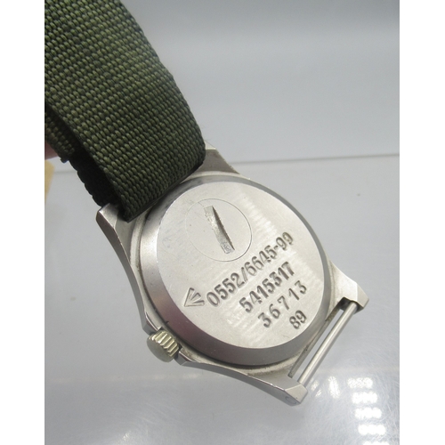 CWC Cabot Watch Company, British Military Issue stainless steel quartz ...