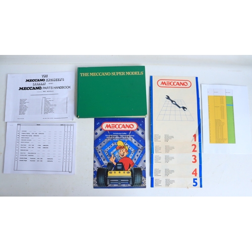Extensive collection of Meccano plus The Meccano Super Models Volume 2 ...