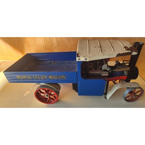 Mamod SW1 live steam wagon model (unboxed in used and dusty condition ...