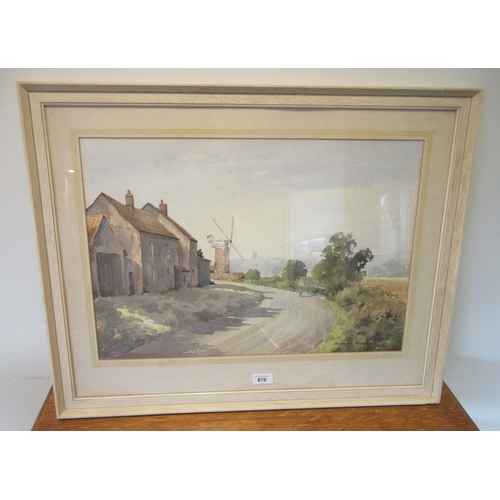 Duncan Russell (British 20th century) 'Cley-Next-The-Sea' watercolour ...