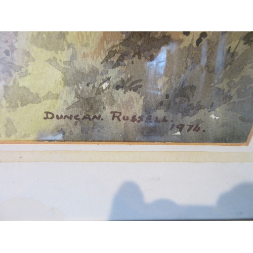 Duncan Russell (British 20th century) 'Cley-Next-The-Sea' watercolour ...