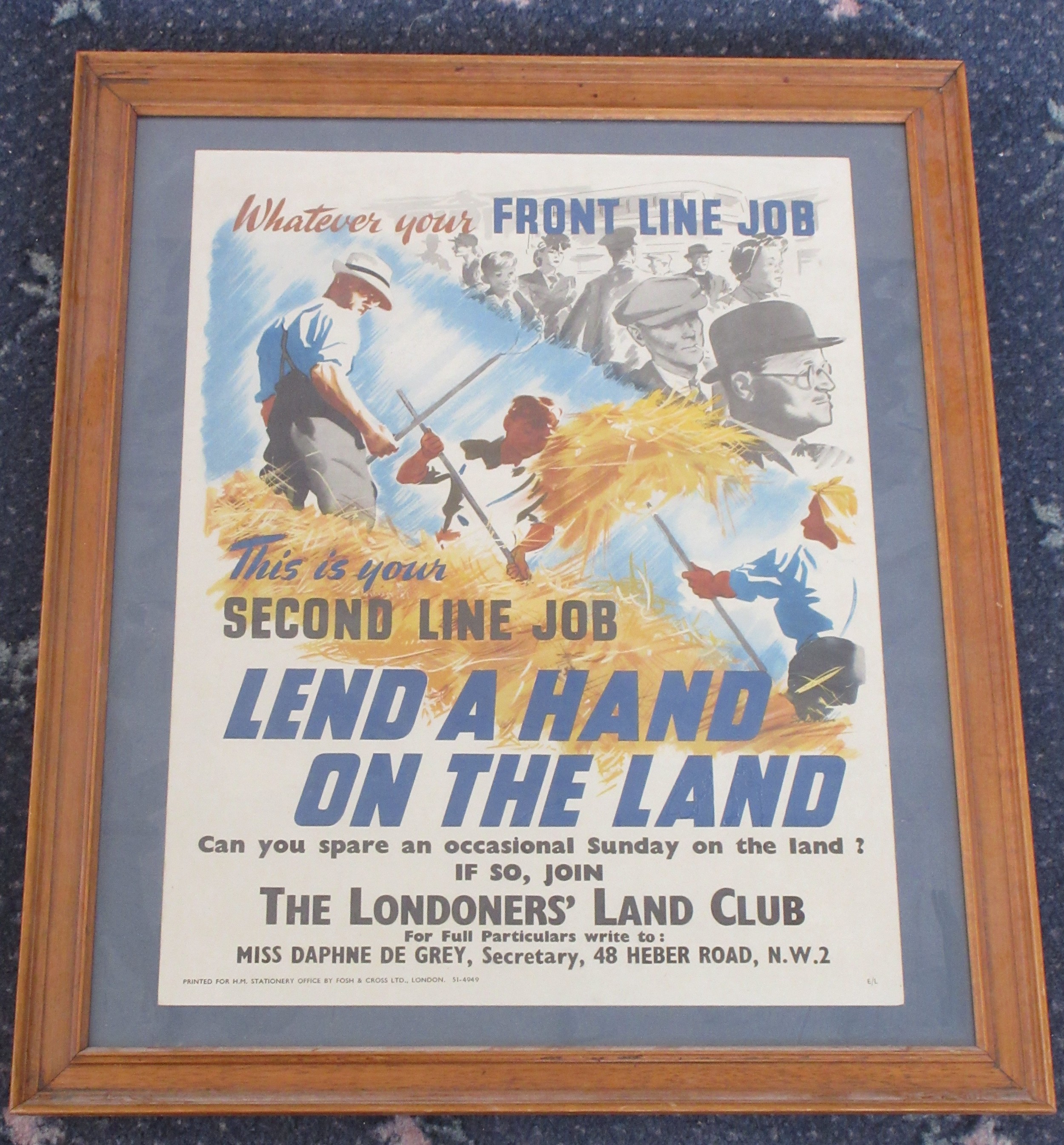 Collection of WW2 vintage style propaganda prints and signs, to include ...