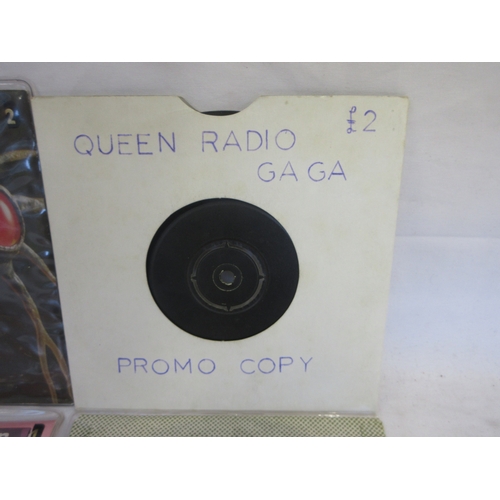 Queen - Small collection of 45 RPMs to inc. Radio Promo Copy of Ga Ga ...