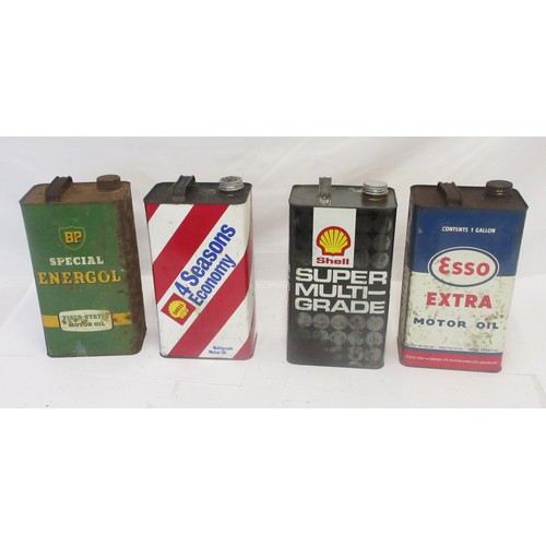 Eight petrol cans from various well-known manufacturers incl. Shell ...