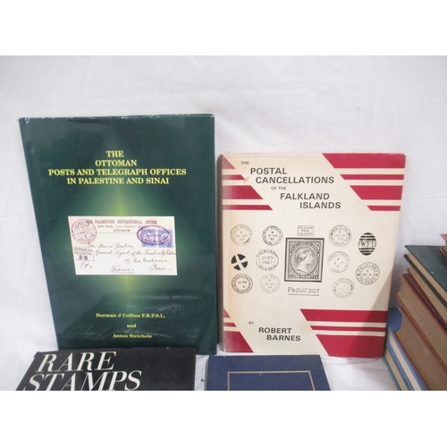 Collection of Stamp collecting and Postal history books to inc. Barnes ...