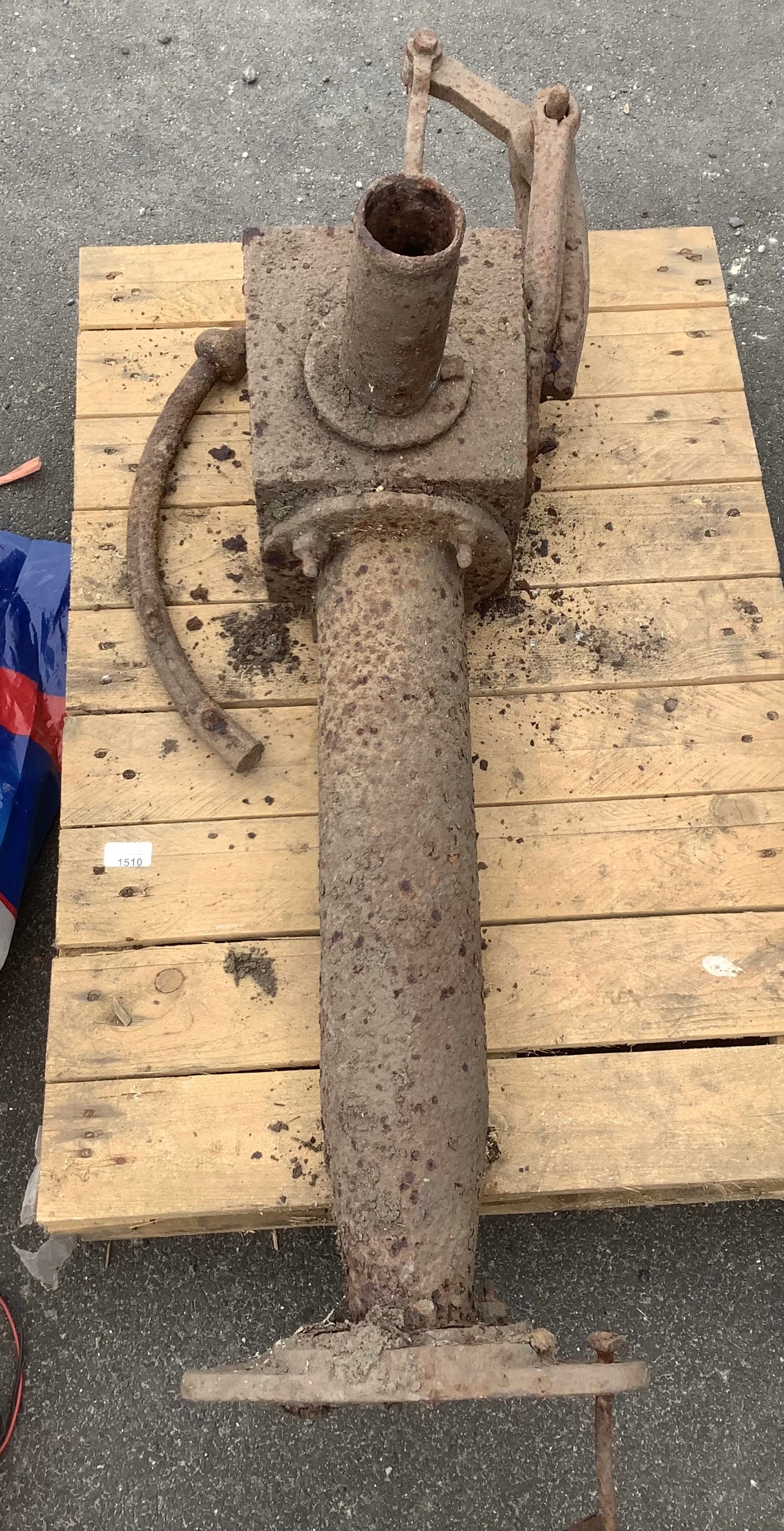 Cast iron village water pump originally from Middleton near Pickering ...