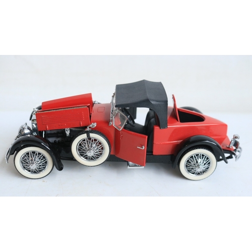Collection of vintage themed diecast model cars from Burago, Ertl ...