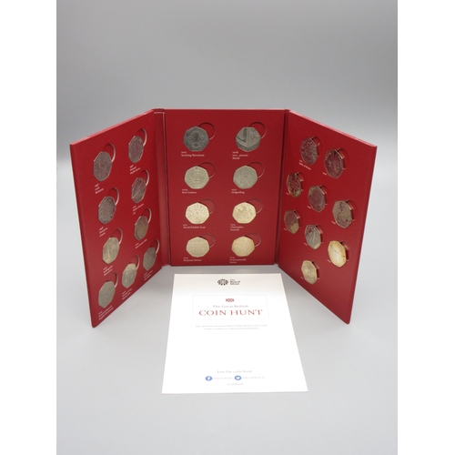 Royal Mint The Great British Coin Hunt UK 50p Coin Collector Album to ...