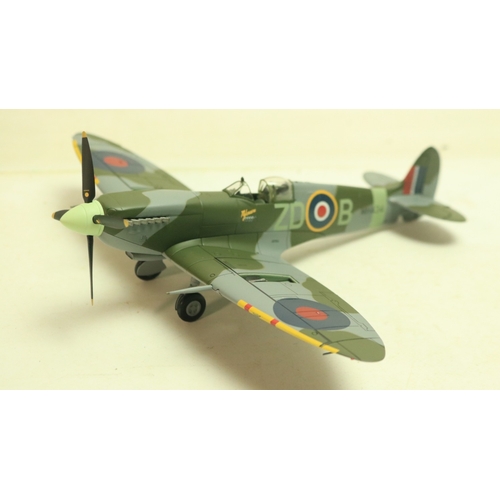 Two well detailed 1/48 scale diecast British WW2 fighter aircraft ...