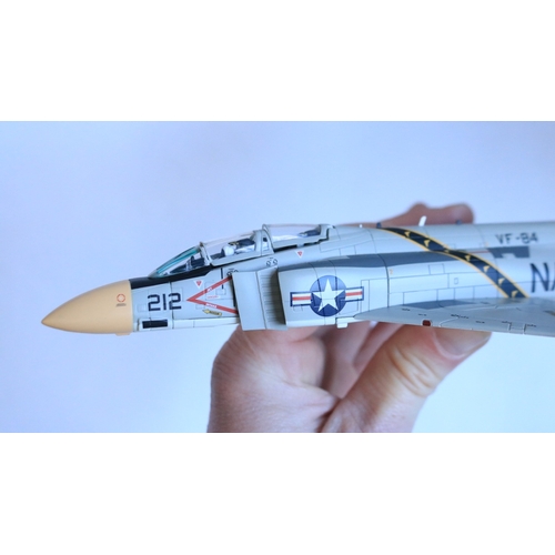 Three 1/72 scale diecast US Navy fast jet models to include Hobby ...