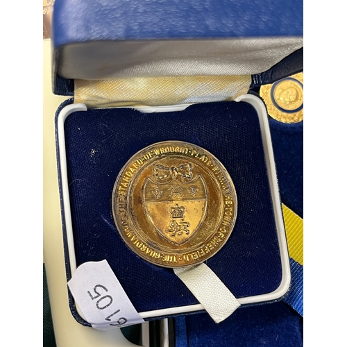 Collection of Sheffield Master Cutler commemorative items, incl. a gold ...