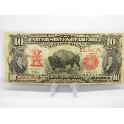 Westminster Mint - 1901 USA Buffalo $10 note, Serial No. E29296676 ...