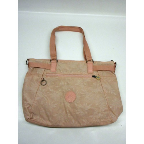 Collection of Kipling ladies handbags inc. textured coated cotton zip ...