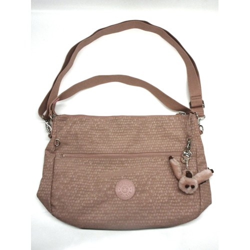 Collection of Kipling ladies handbags inc. textured coated cotton zip ...