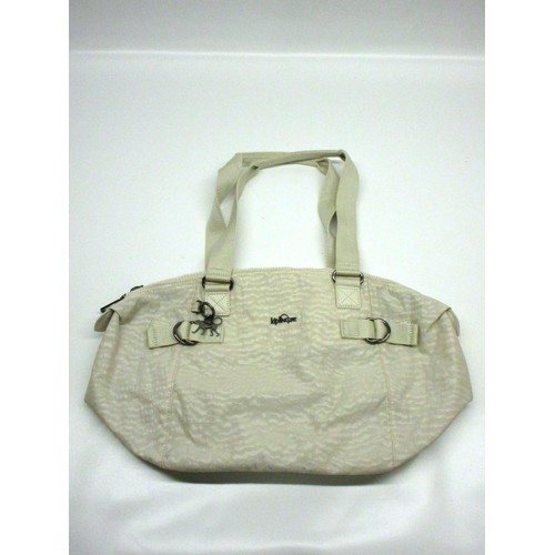 Collection of Kipling ladies handbags inc. textured coated cotton zip ...