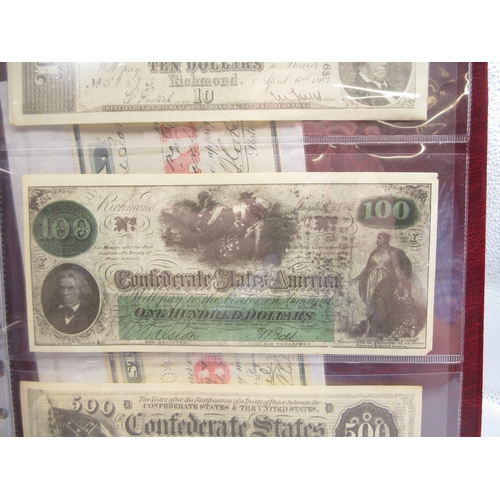WITHDRAWN - Folder cont. collection of American banknotes from The ...
