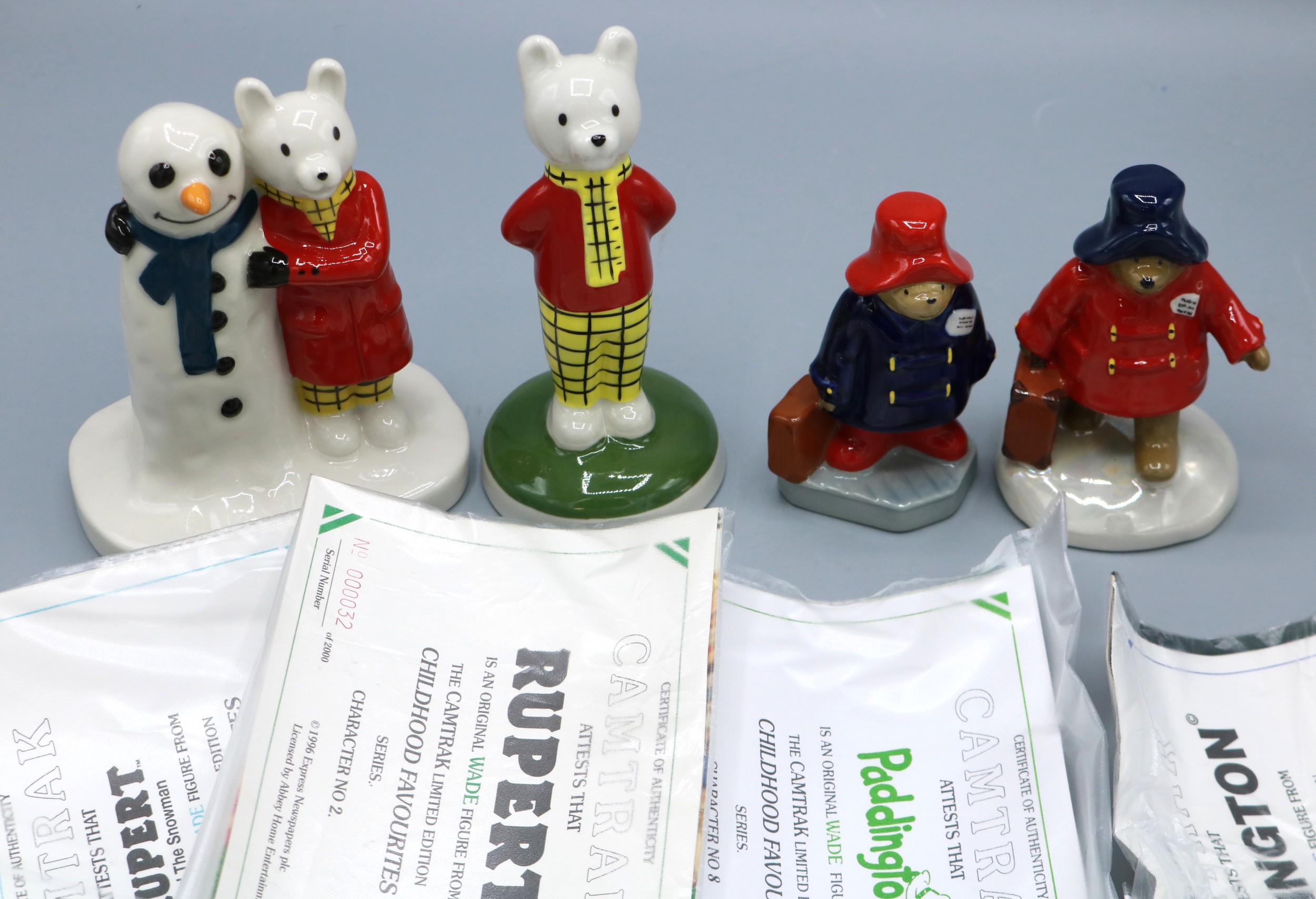 Wade Camtrak's Childhood favourites figures - 2x Rupert and 2x ...