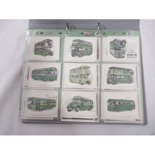 Large collection of late c20th postcards, 8 folders with slip-cases ...