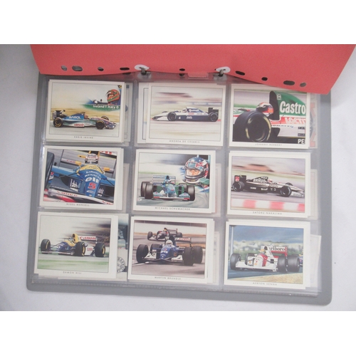Large collection of late c20th postcards, 8 folders with slip-cases ...