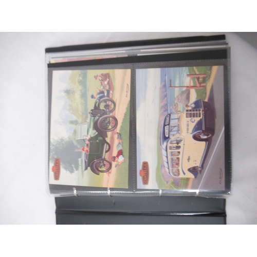 Large collection of late c20th postcards, 8 folders with slip-cases ...