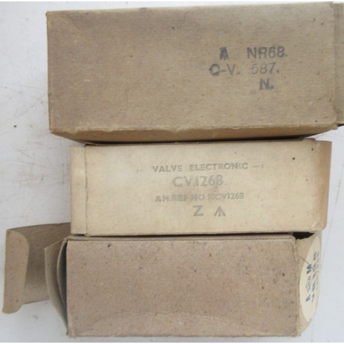 Assorted collection of mostly vintage military electronic valves ...