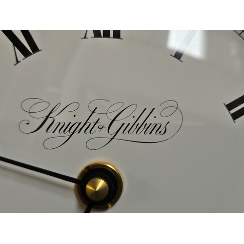 Small quartz wall clock "Knight + Gibbins"